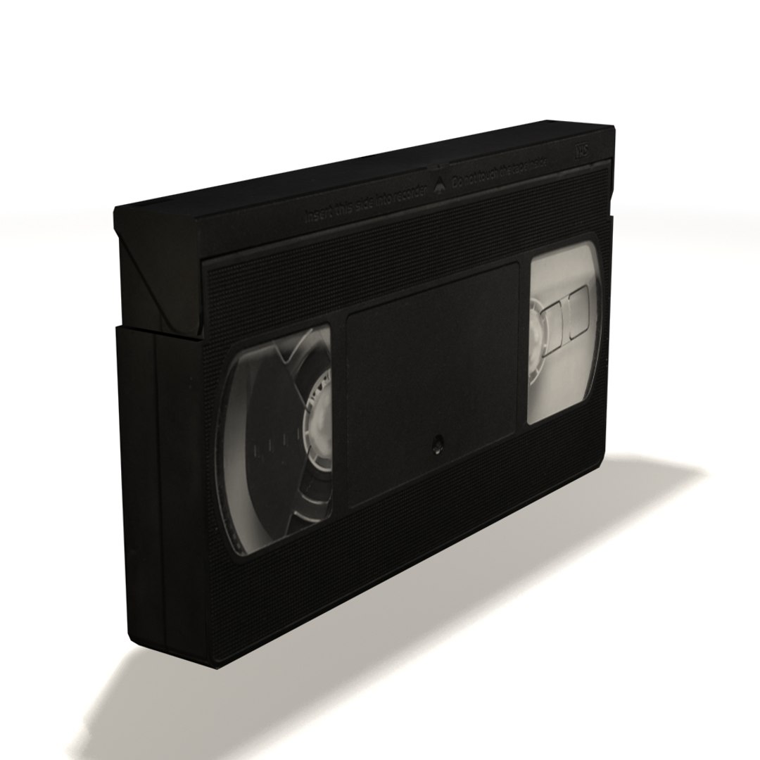 Vhs Tape 3d Model