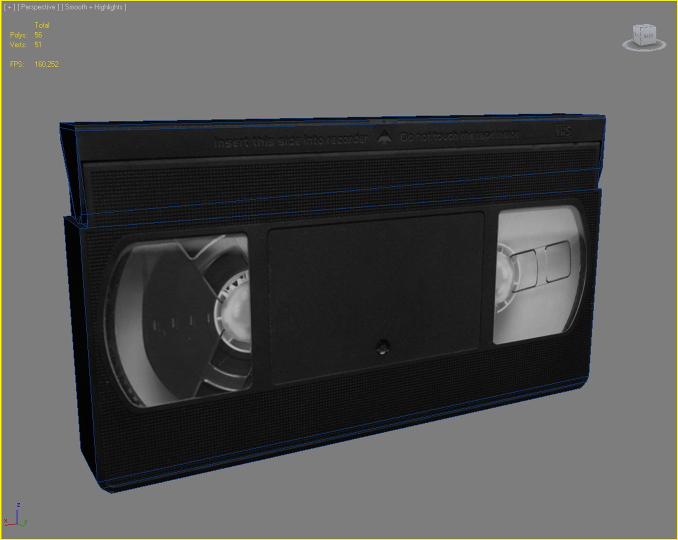 Vhs Tape 3d Model