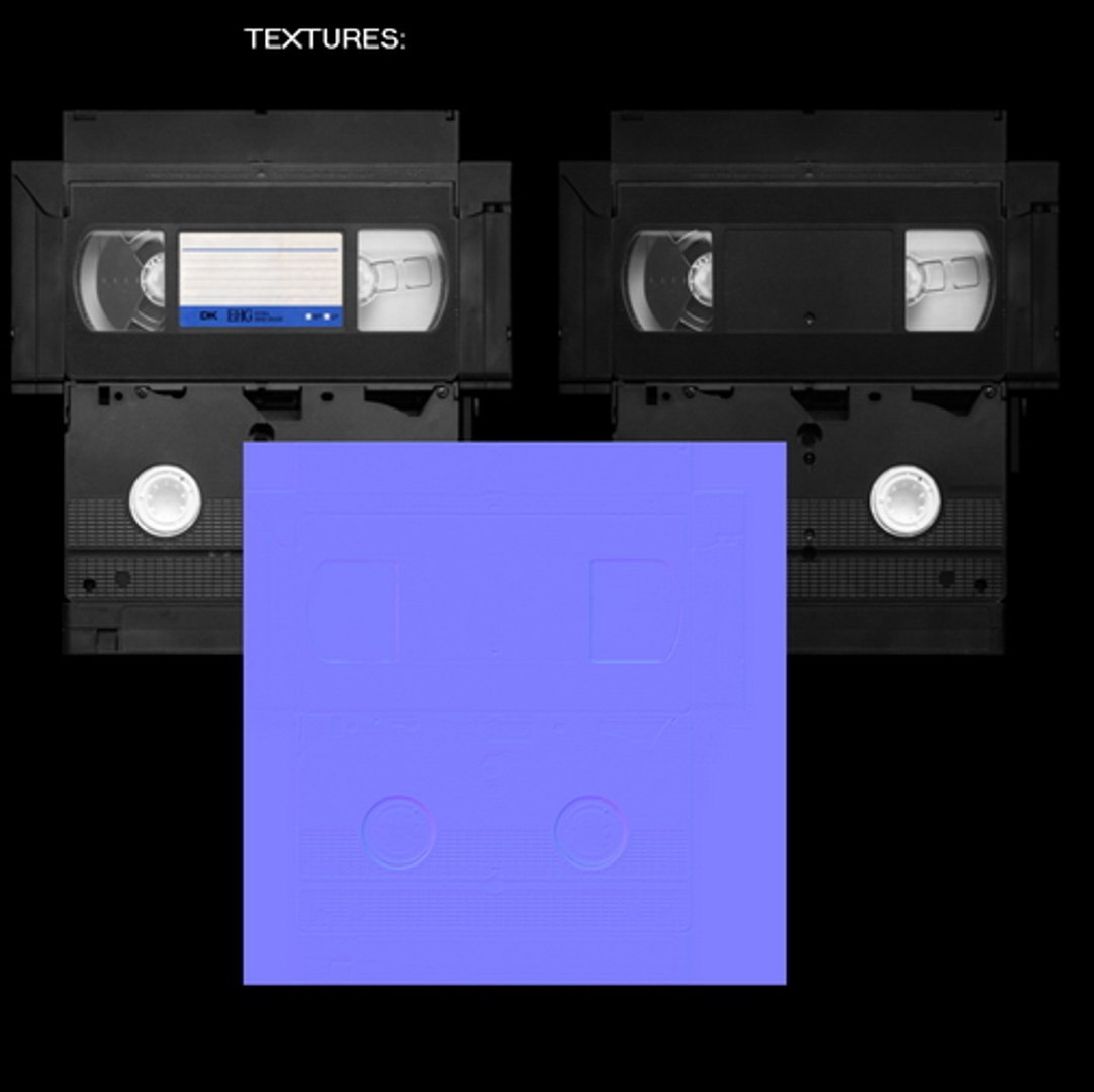 Vhs Tape 3d Model