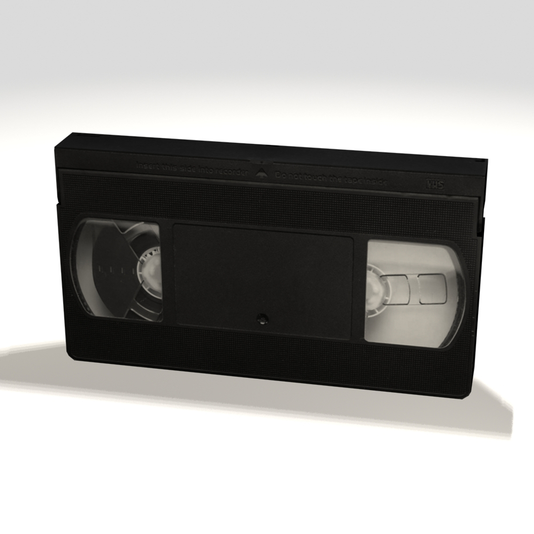 Vhs Tape 3d Model