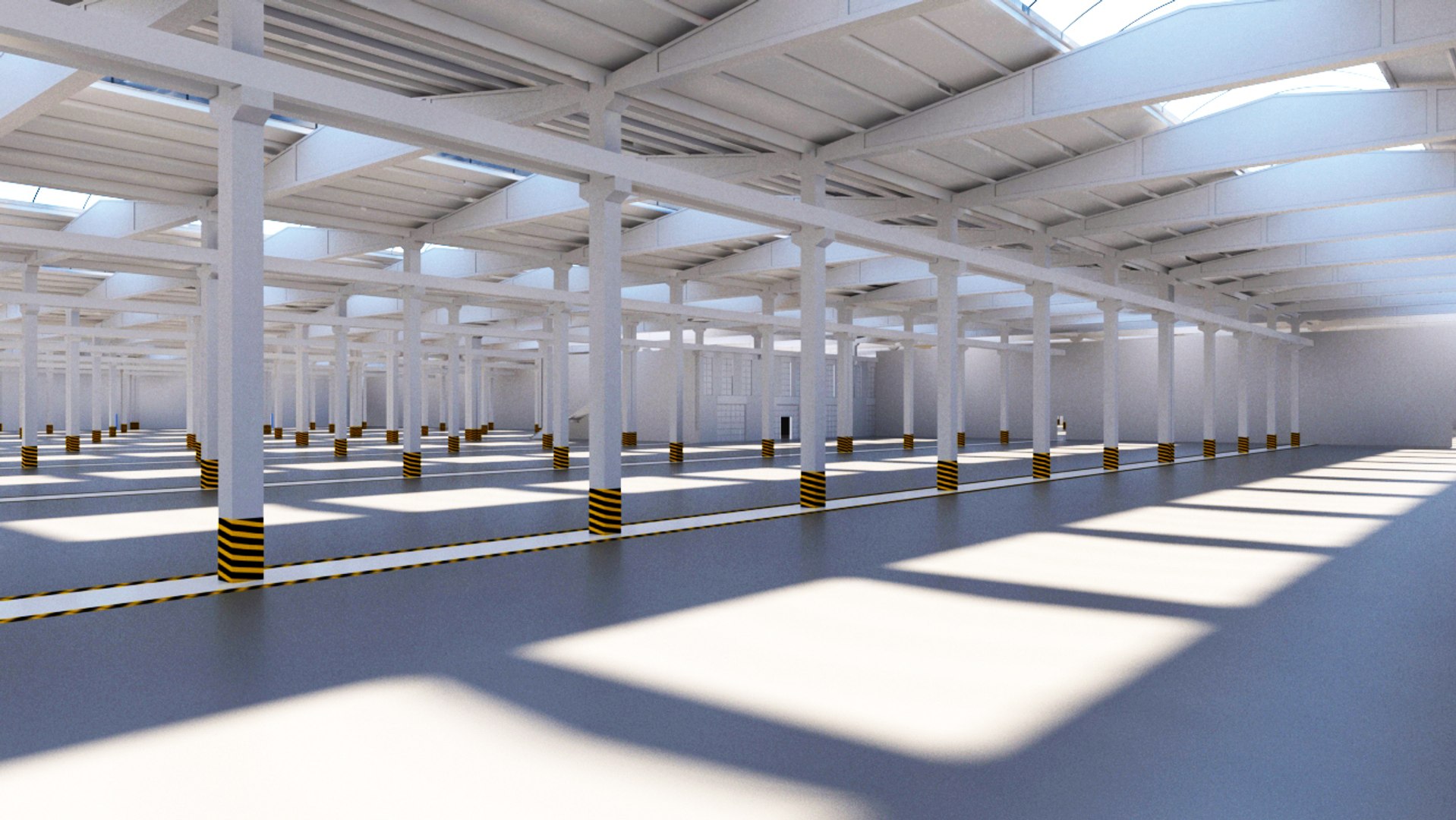 Warehouse Storage Factory 3D Model - TurboSquid 1256140