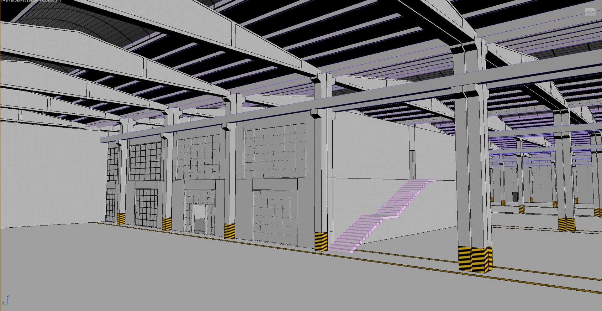 Warehouse Storage Factory 3D Model - TurboSquid 1256140