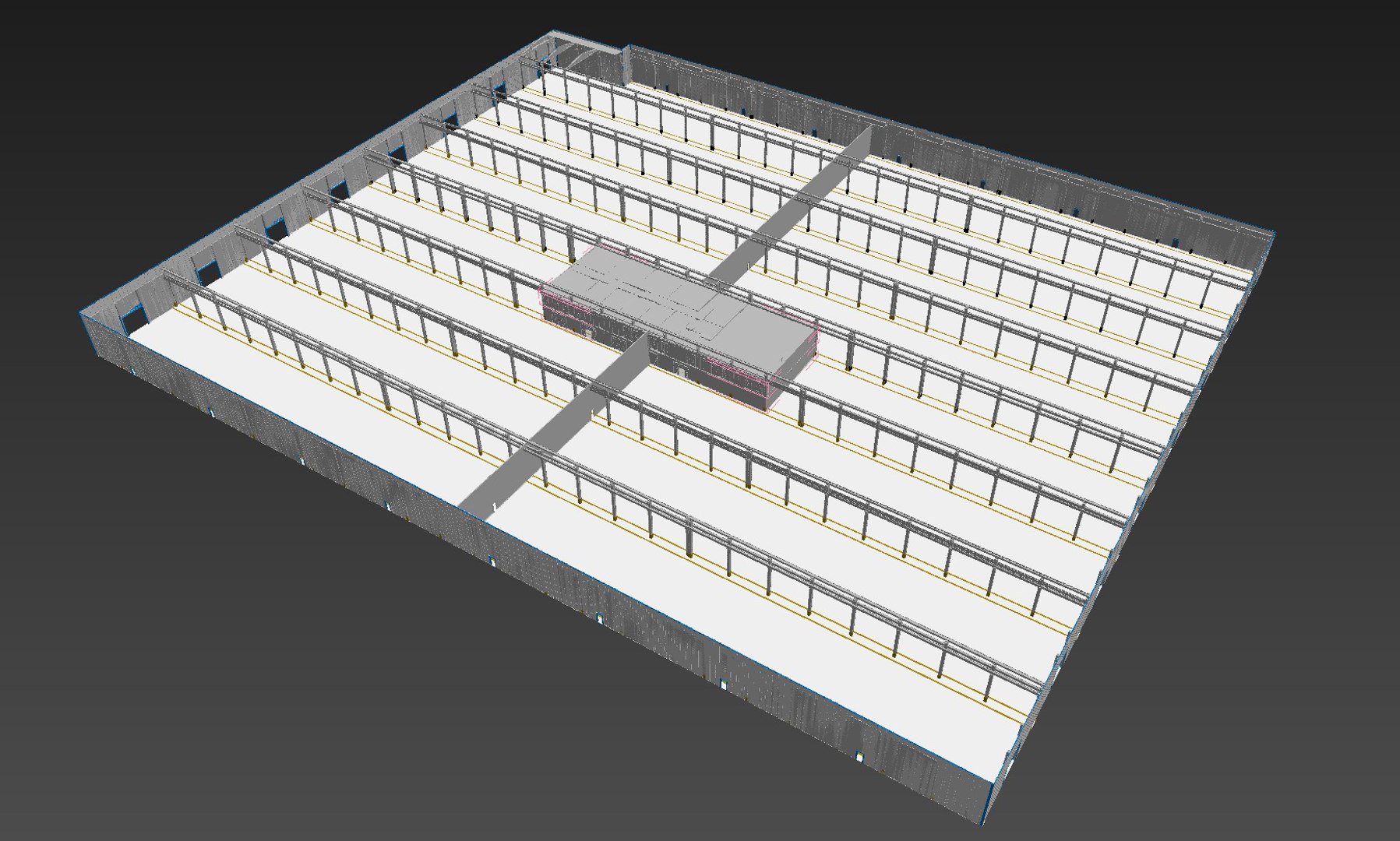 Warehouse Storage Factory 3D Model - TurboSquid 1256140