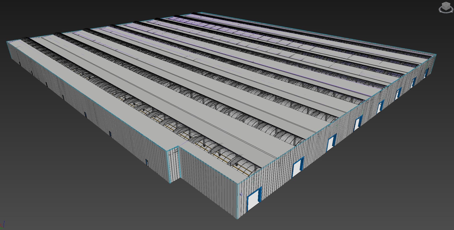 Warehouse Storage Factory 3D Model - TurboSquid 1256140