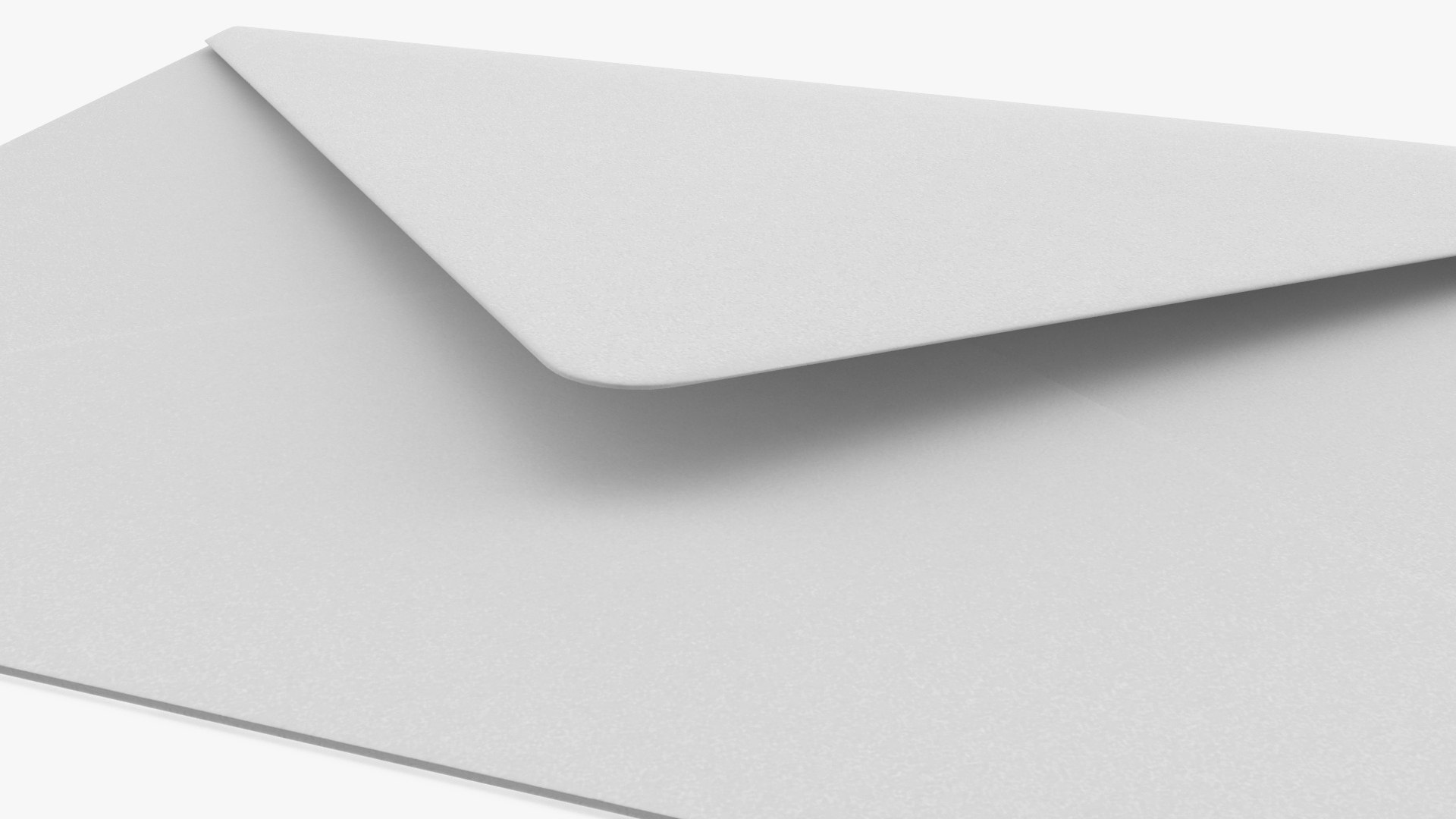 Blank White Envelope Model - TurboSquid 2145640