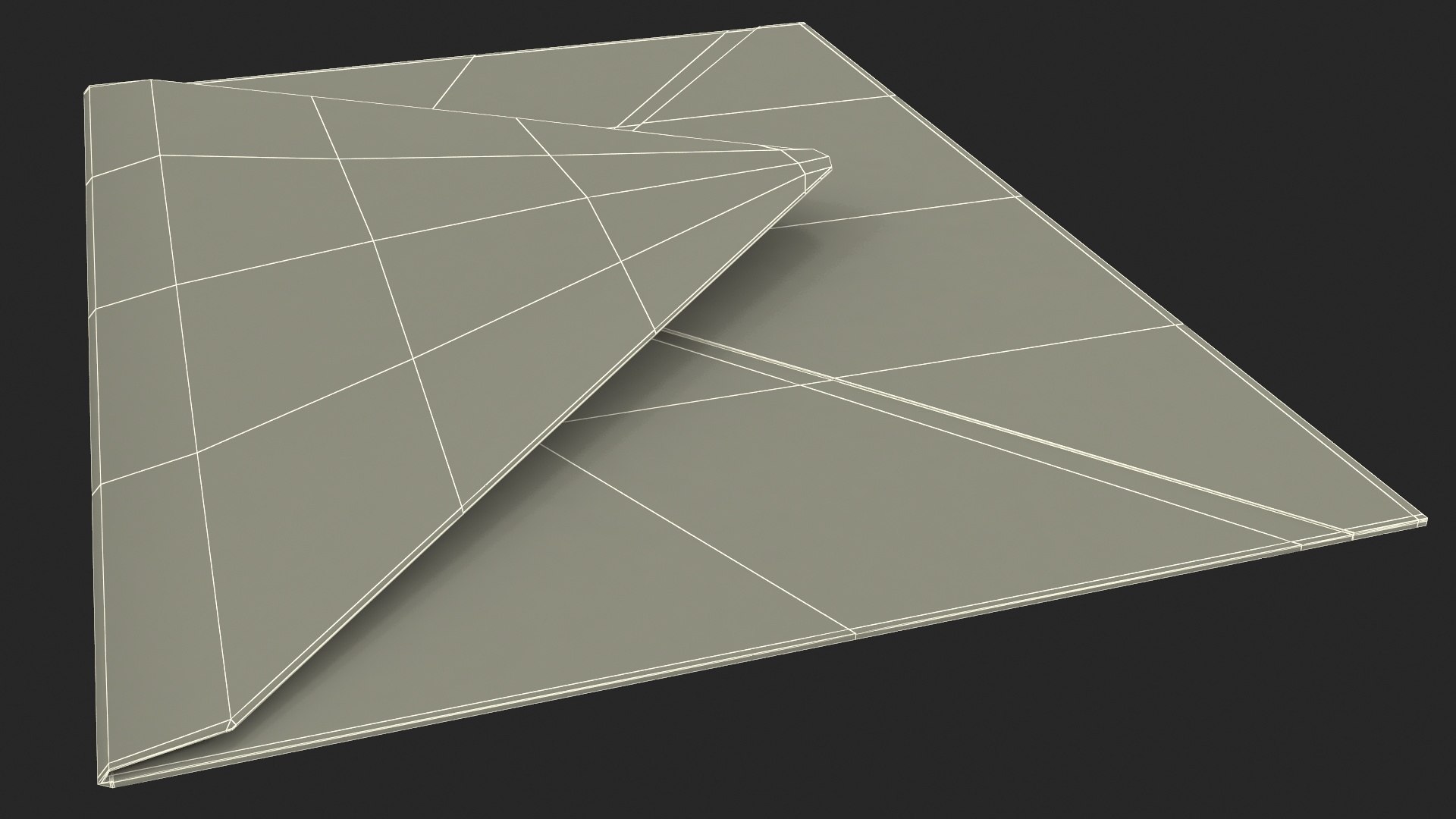 Blank White Envelope Model - TurboSquid 2145640