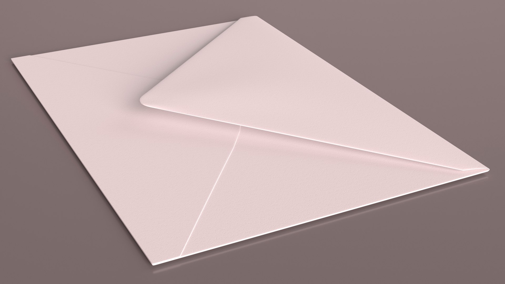 Blank White Envelope Model - TurboSquid 2145640