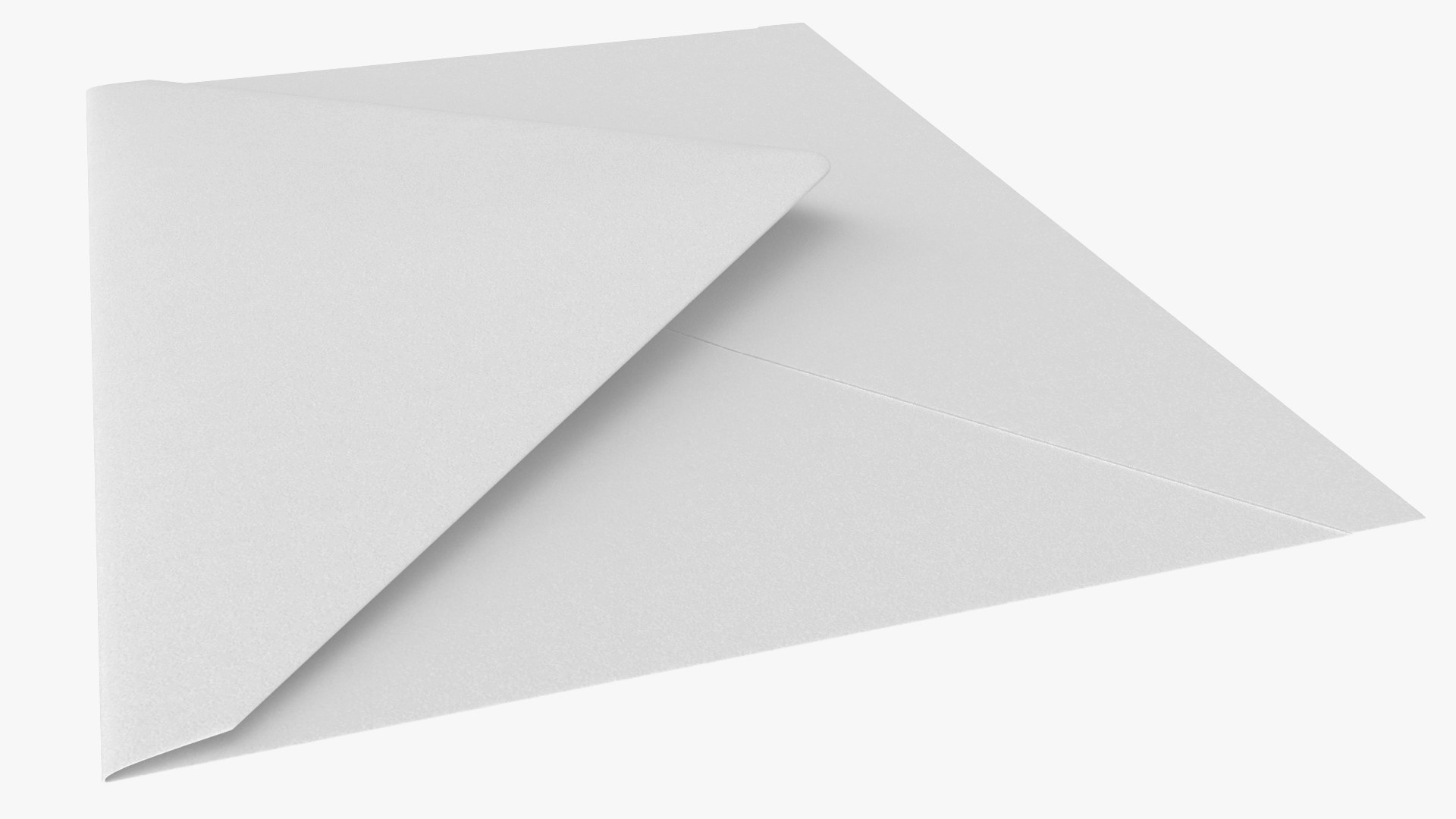 Blank White Envelope Model - TurboSquid 2145640