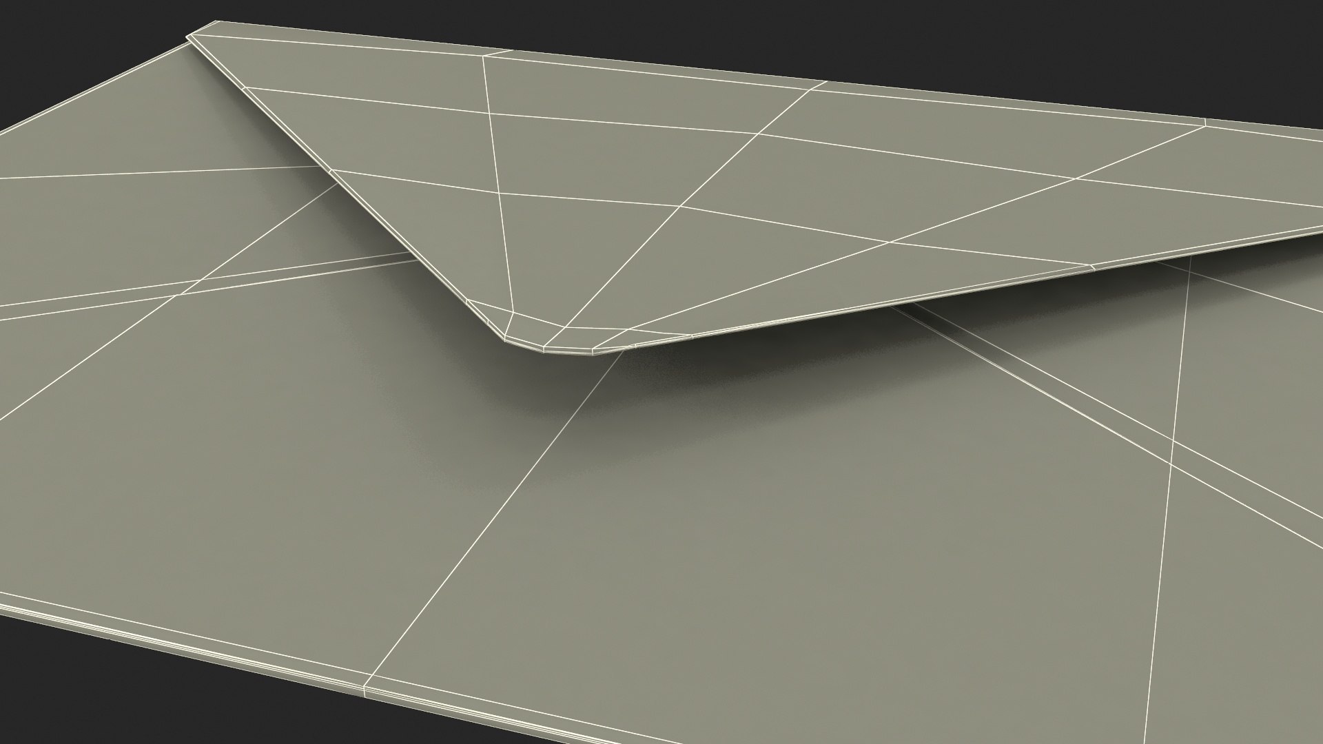 Blank White Envelope Model - TurboSquid 2145640