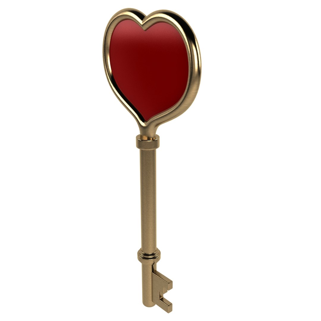 Saint Valentine Key 3d Model