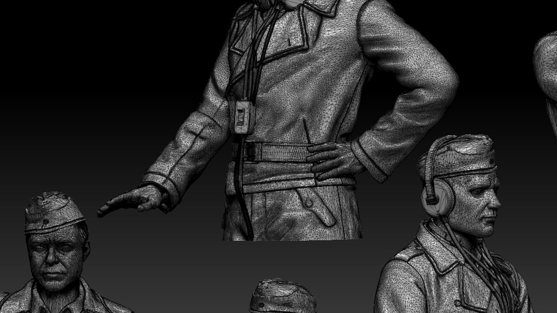3D Model German Tank Crew Ww2 - TurboSquid 1764218