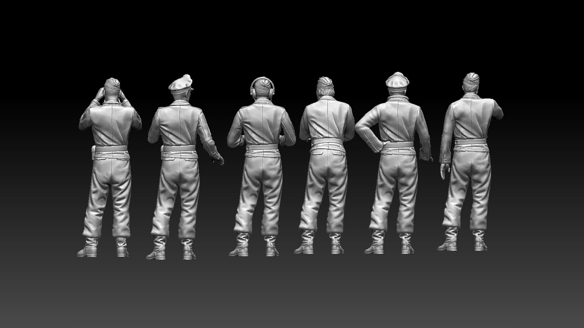 3D Model German Tank Crew Ww2 - TurboSquid 1764218