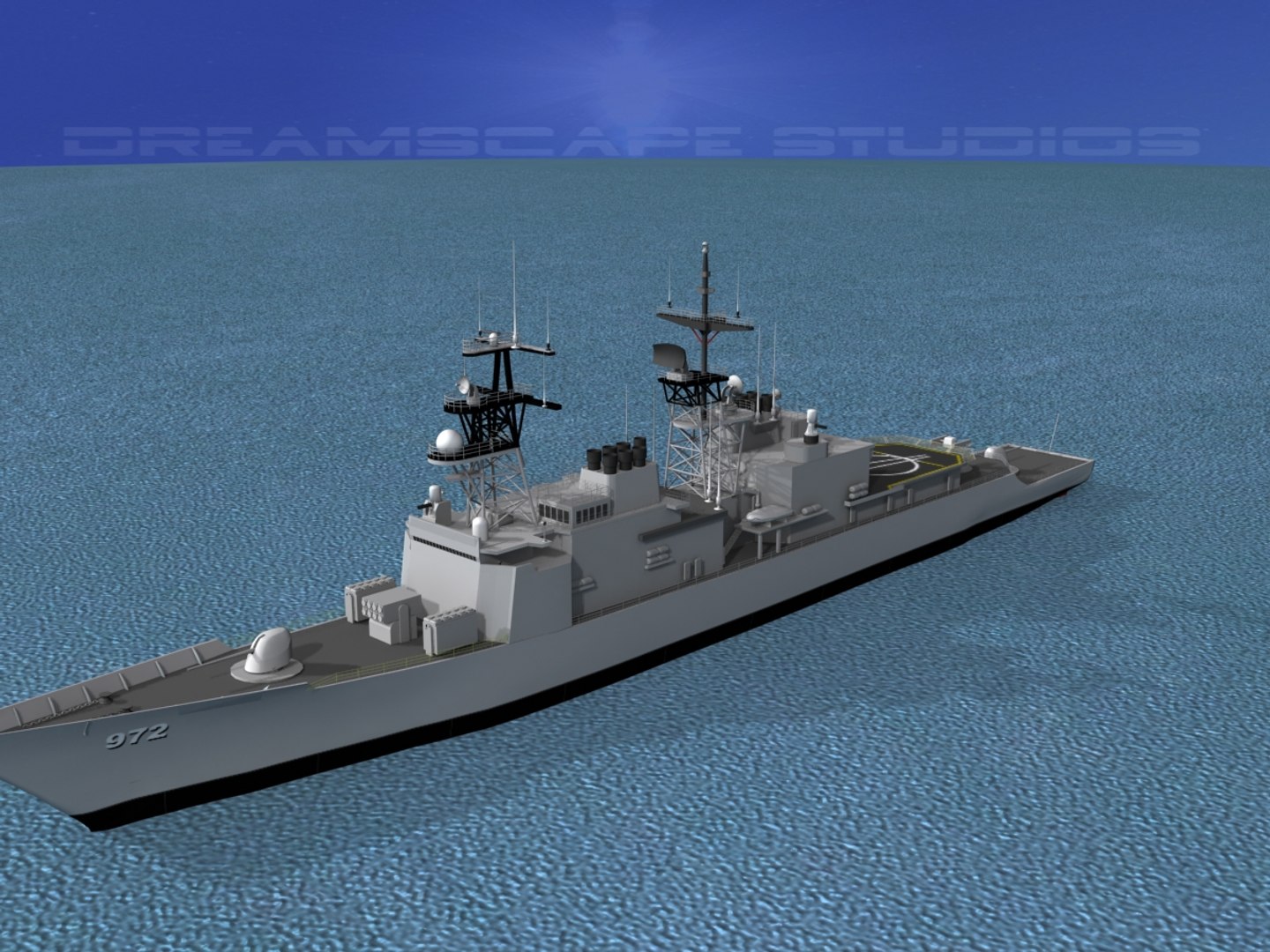 Destroyers Class Spruance 3ds