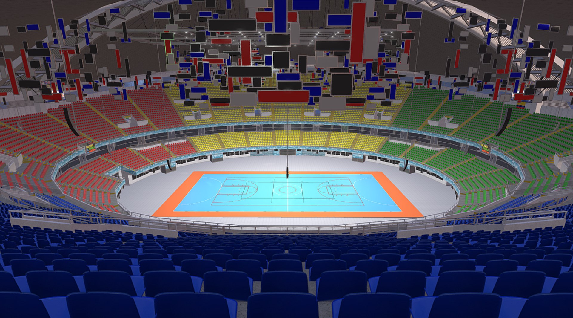 3D Model Indoor Sports Arena - TurboSquid 1811252