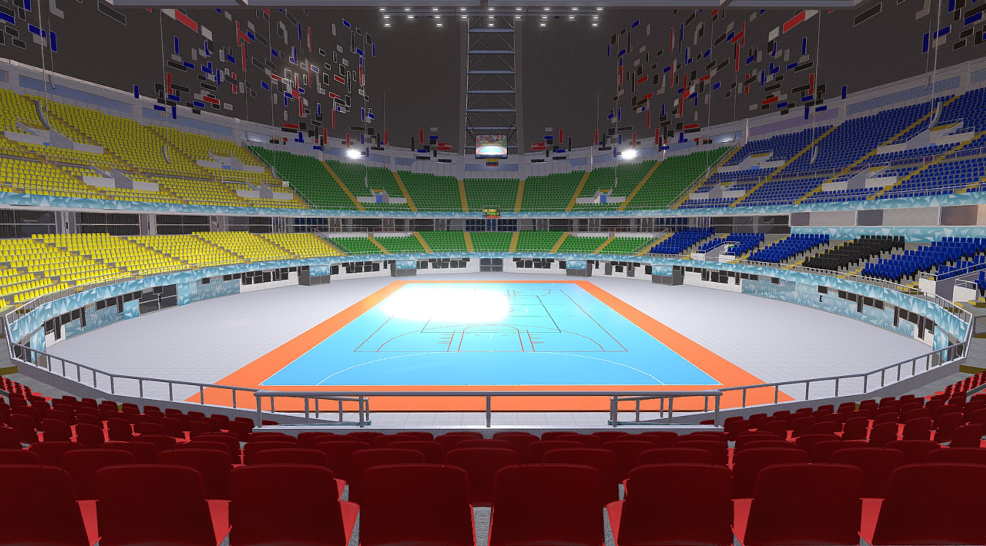 3D model Indoor Sports Arena - TurboSquid 1811252