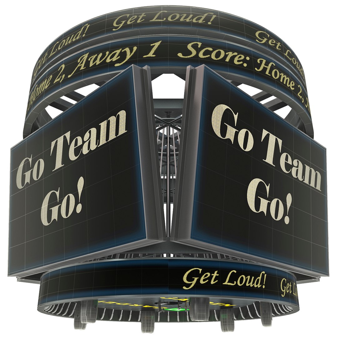 jumbotron design 3d c4d