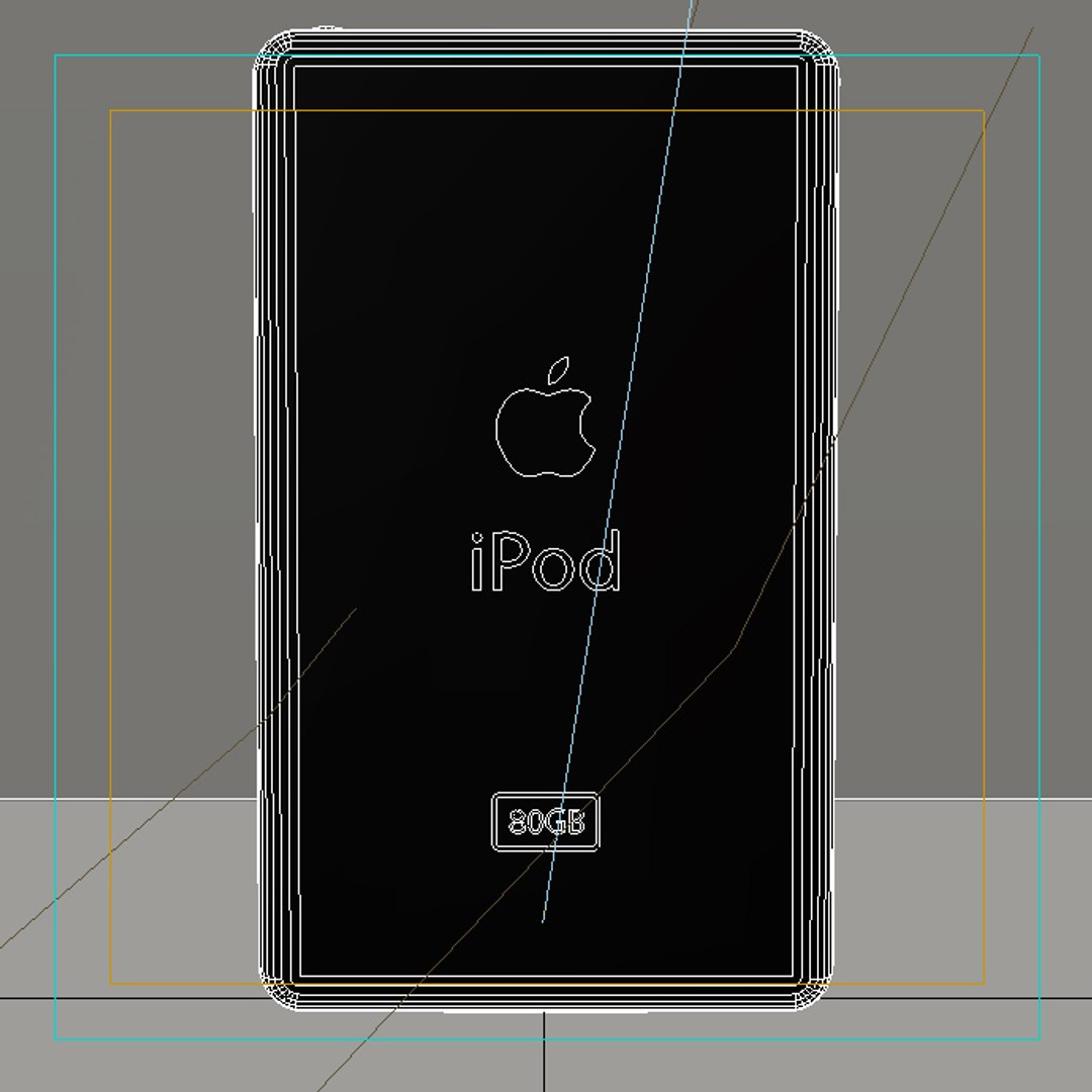3d Model Of Apple Ipod Classic