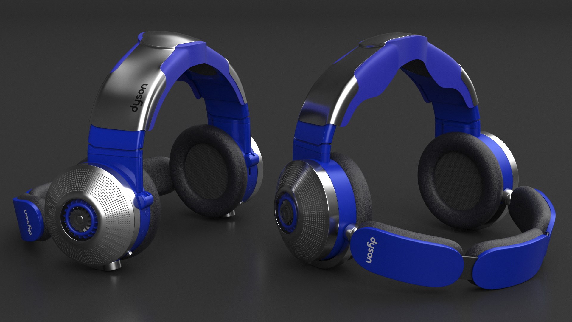 3D Dyson Zone Headphones Grey Model - TurboSquid 2128825