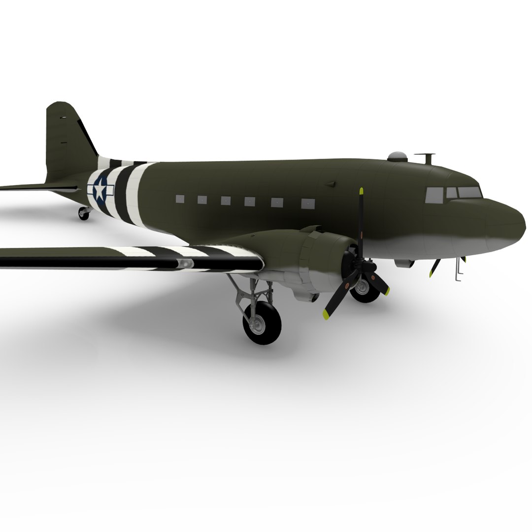 Wwii Plane Obj