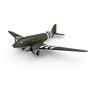 3D Douglas C-47 Skytrain Models - Browse & Download Formats - TurboSquid