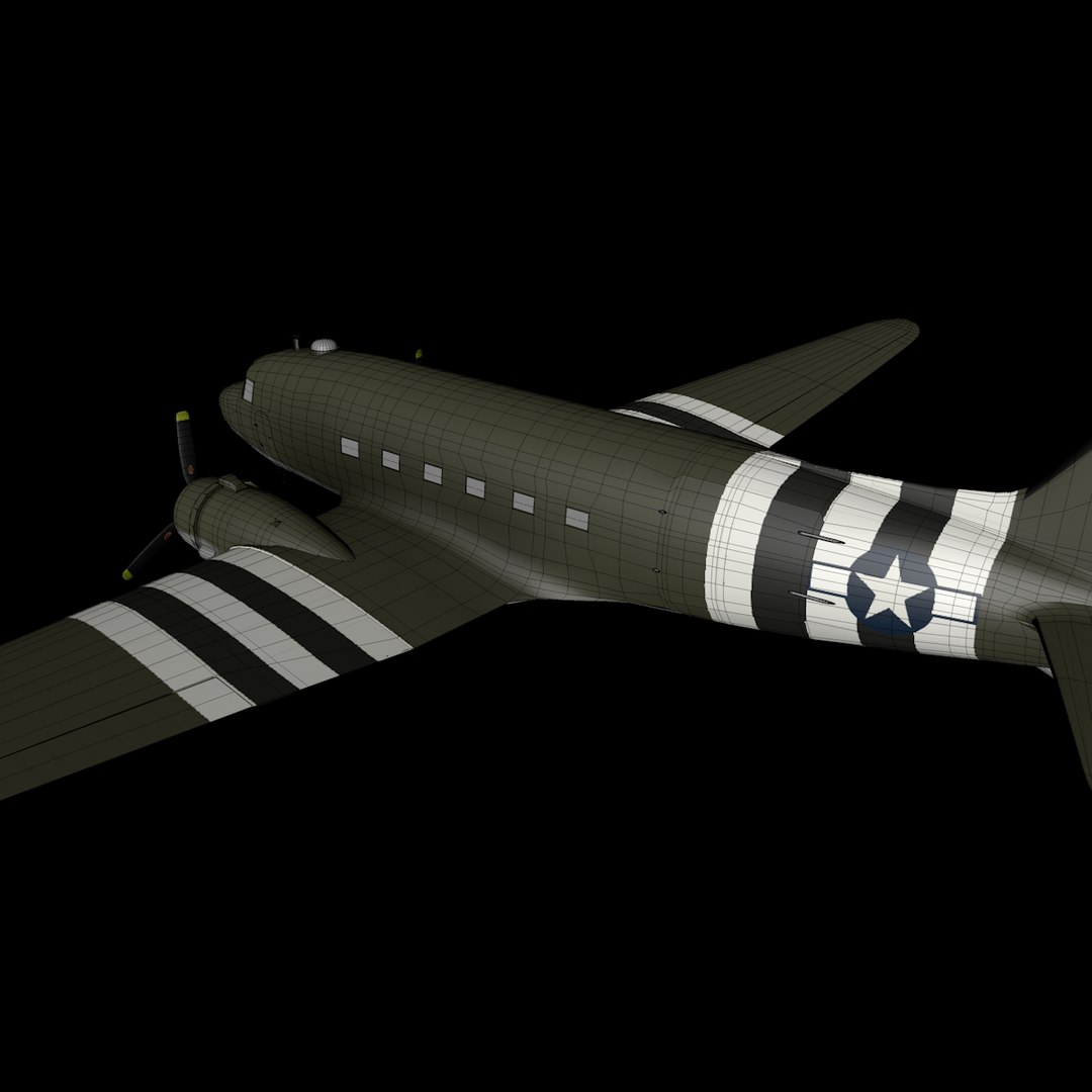 Wwii Plane Obj