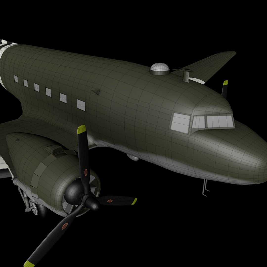 Wwii Plane Obj