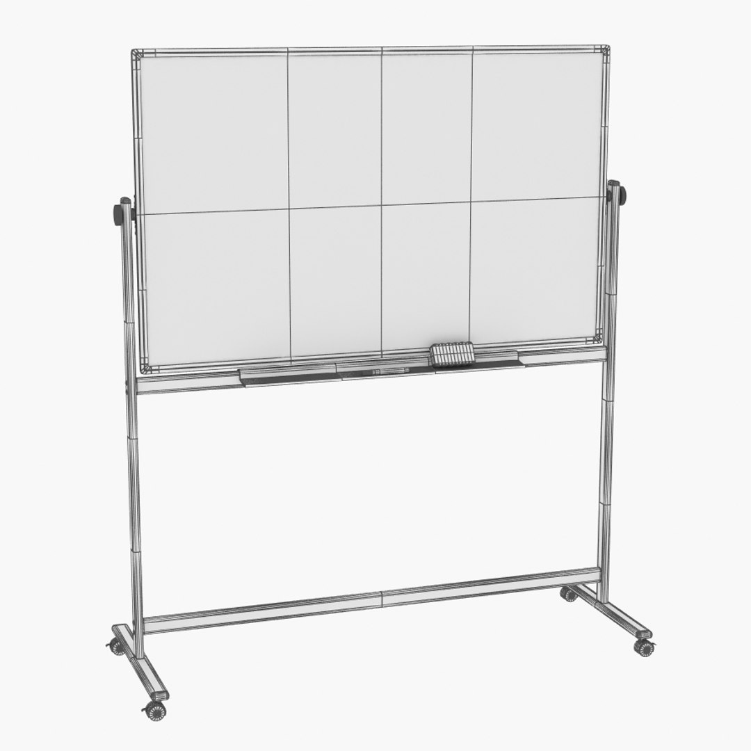 3D White Board Model - TurboSquid 1493430