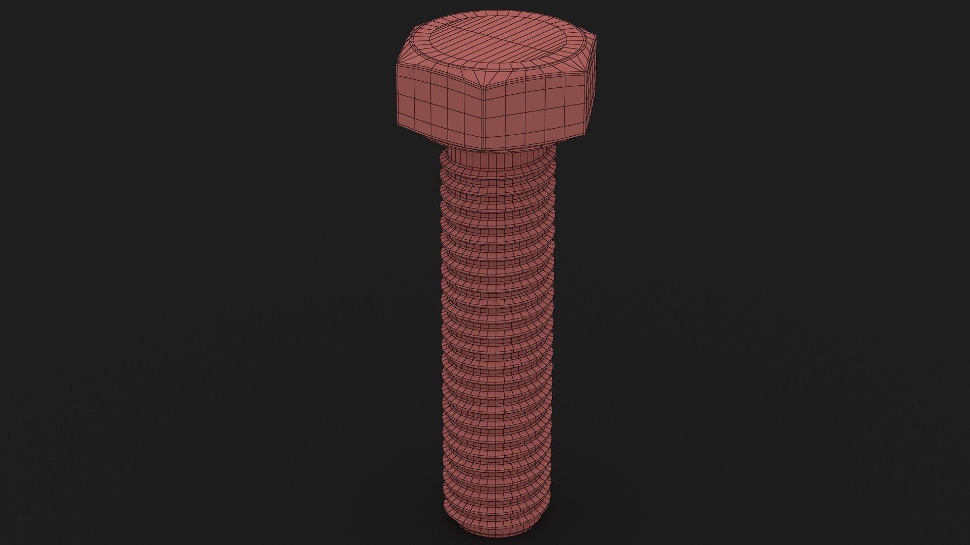 3D hex bolt - TurboSquid 1620818