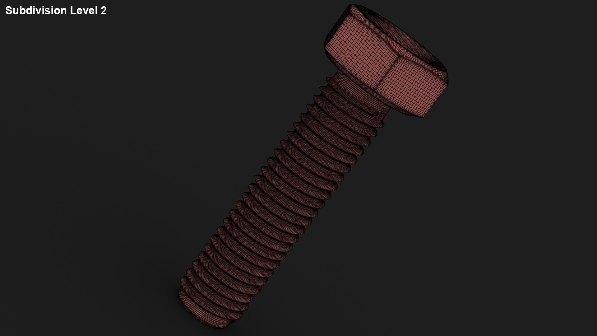 3D hex bolt - TurboSquid 1620818