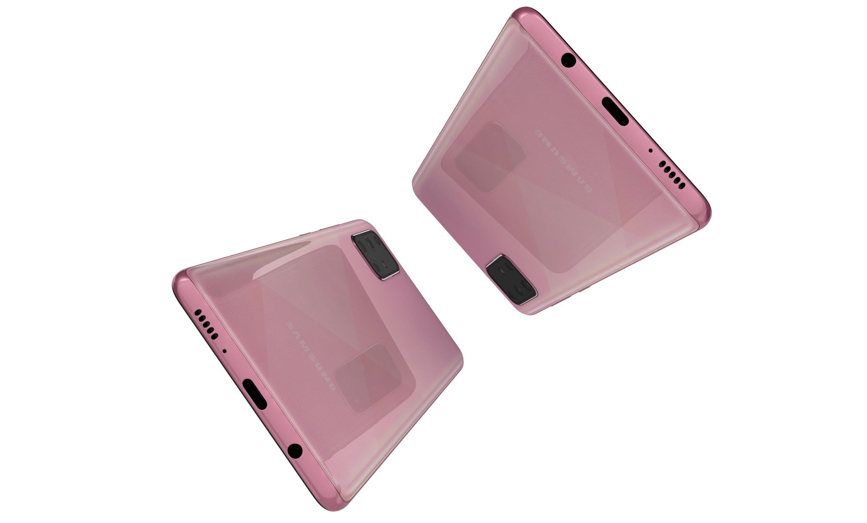Samsung Galaxy A71 Pink 3D Model - TurboSquid 1489816