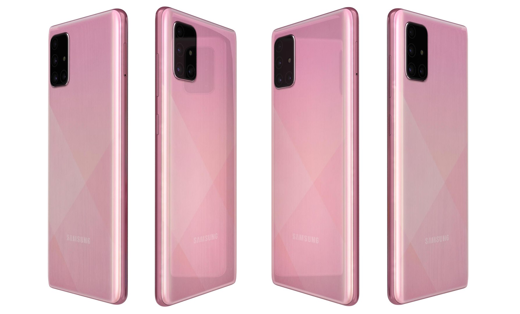 Samsung Galaxy A71 Pink 3D Model - TurboSquid 1489816