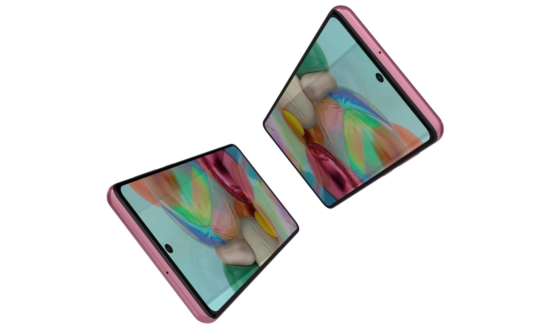 Samsung Galaxy A71 Pink 3D Model - TurboSquid 1489816