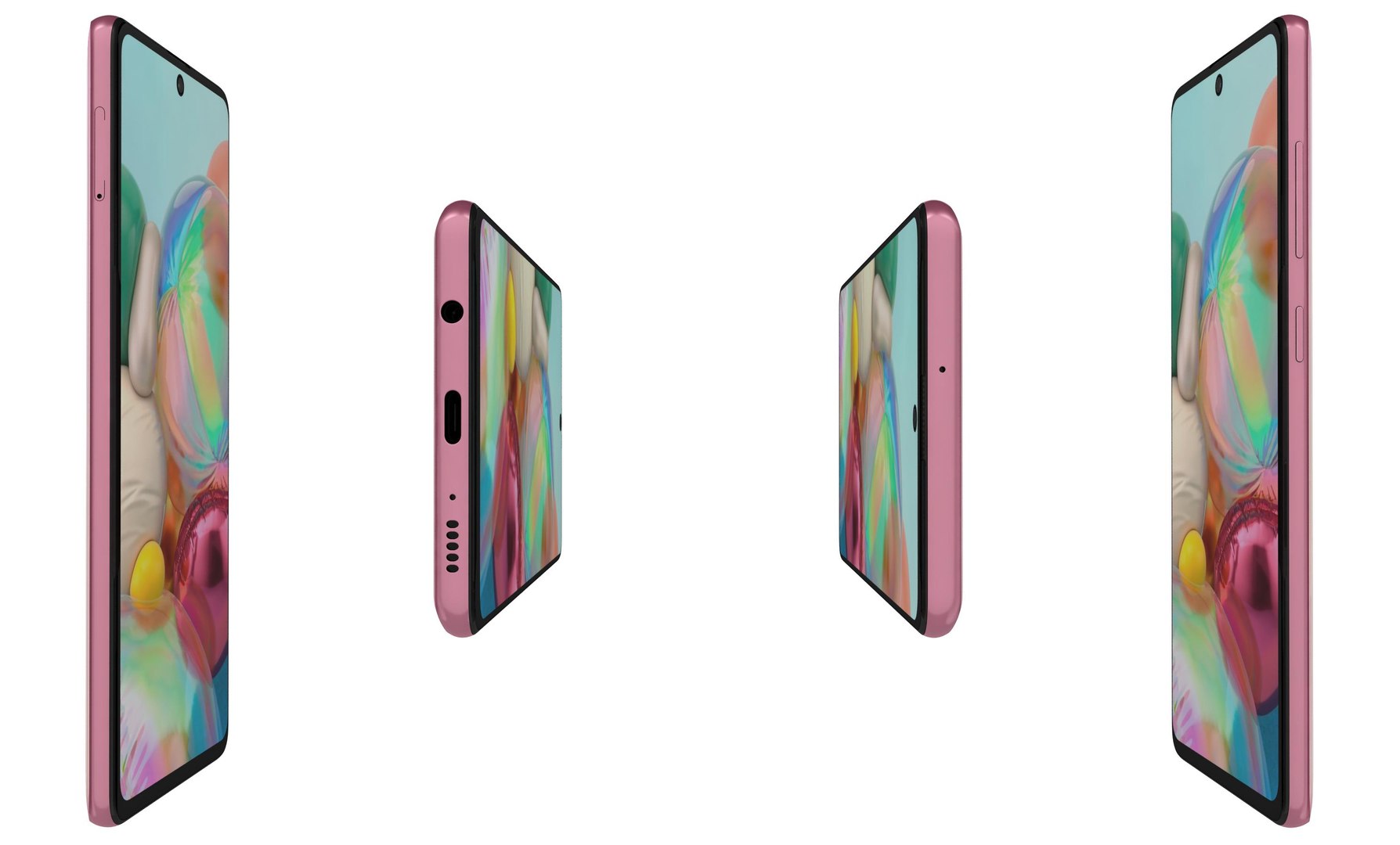 Samsung Galaxy A71 Pink 3D Model - TurboSquid 1489816