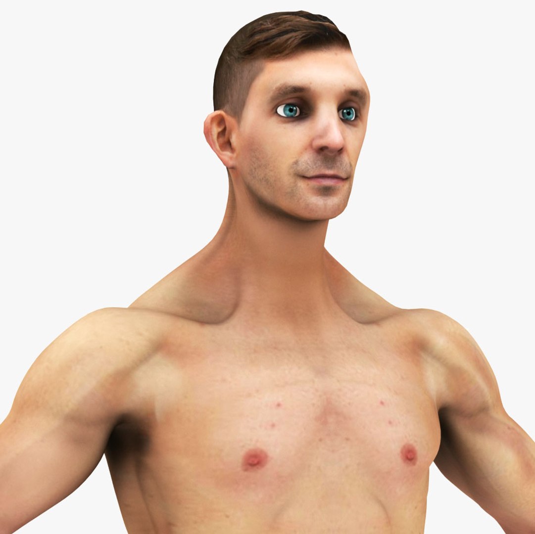 3D Model Man 2 Body - TurboSquid 1956609