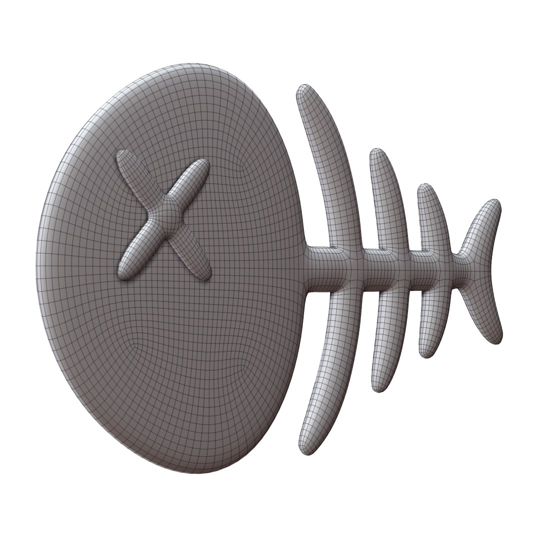 Fish Skeleton 3D Model - TurboSquid 1402653