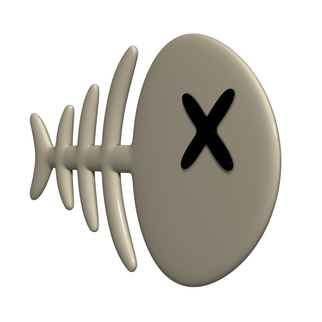 Fish Skeleton 3D Model - TurboSquid 1402653