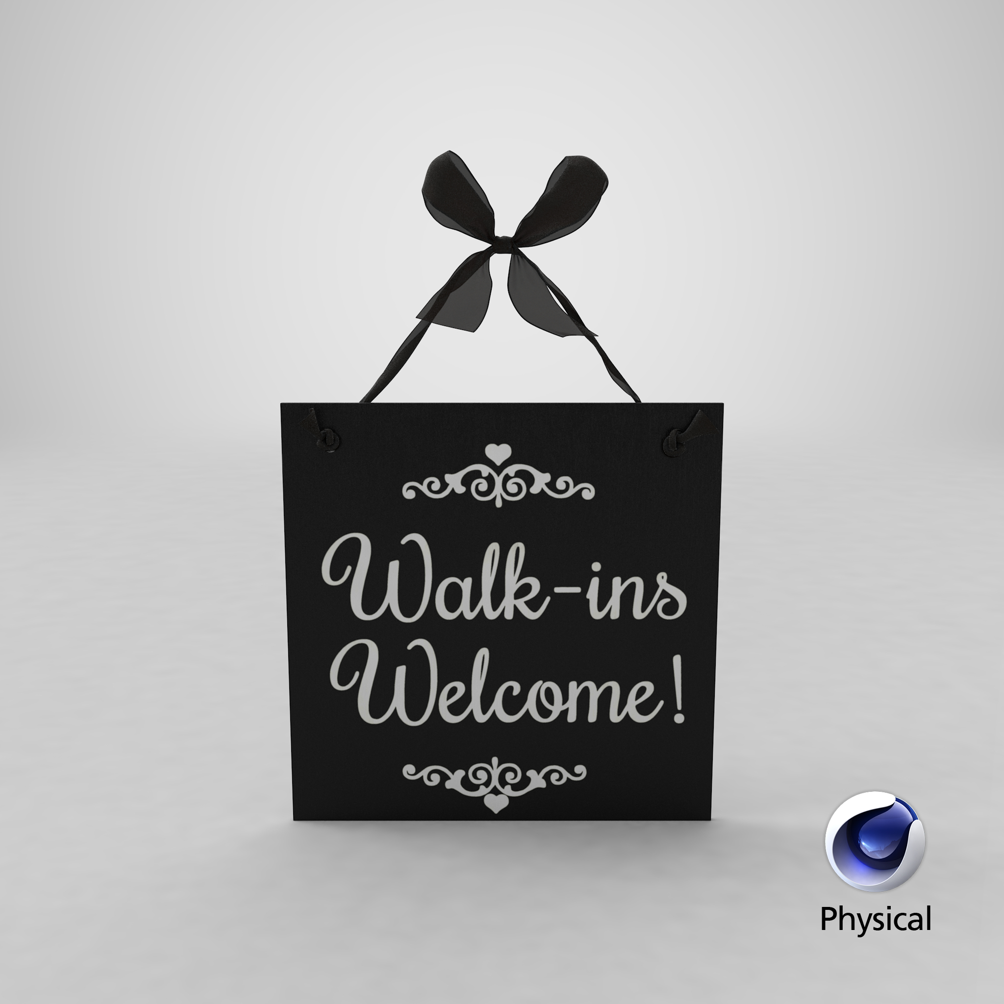 Welcome sign 03 3D model - TurboSquid 1232601