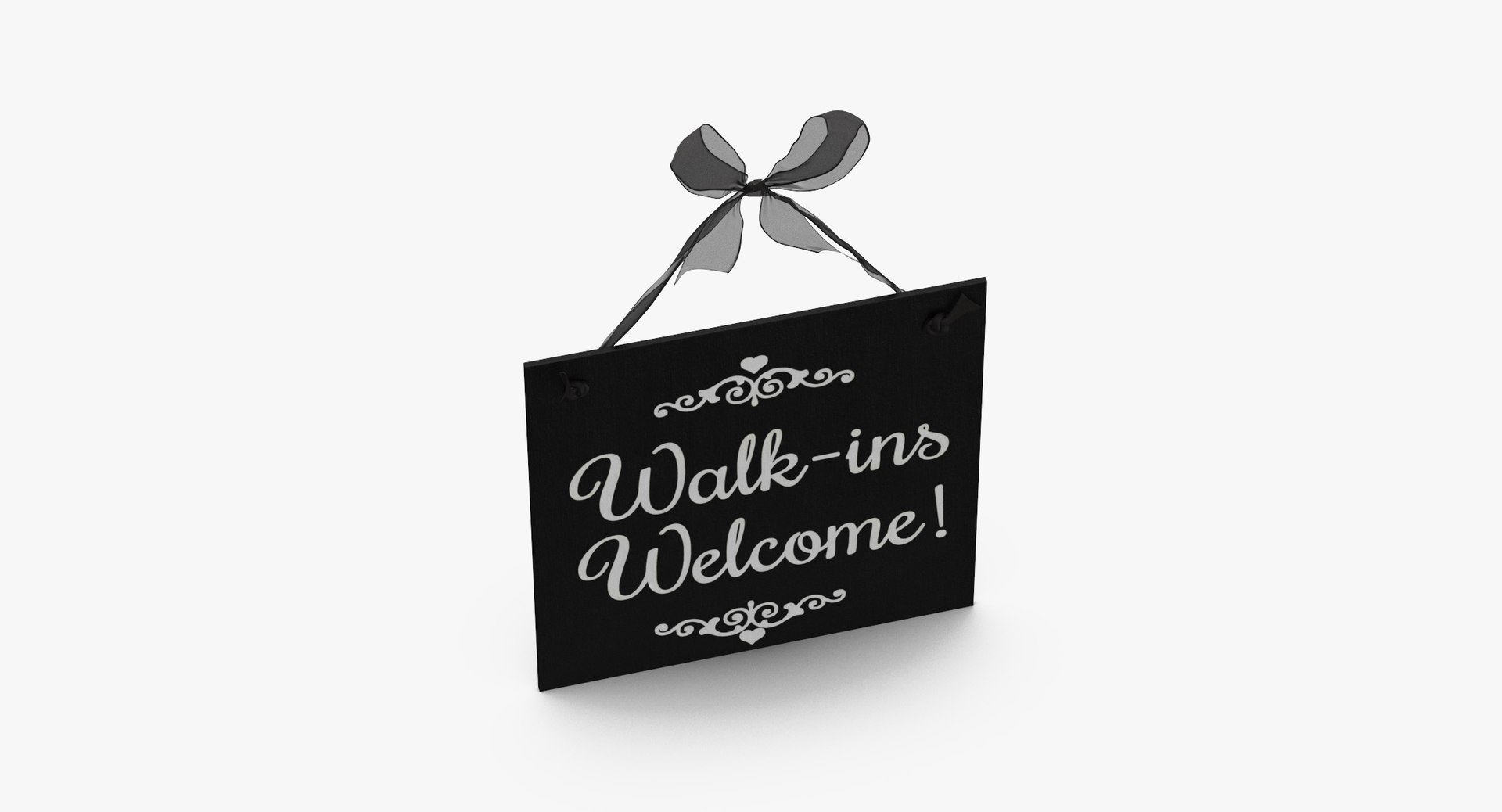 Welcome Sign 03 3D Model - TurboSquid 1232601