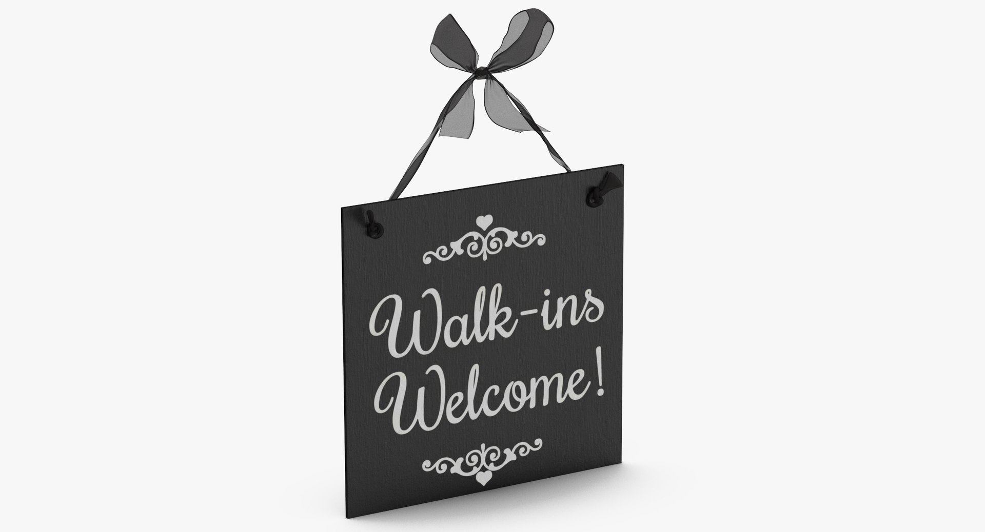 Welcome Sign 03 3D Model - TurboSquid 1232601