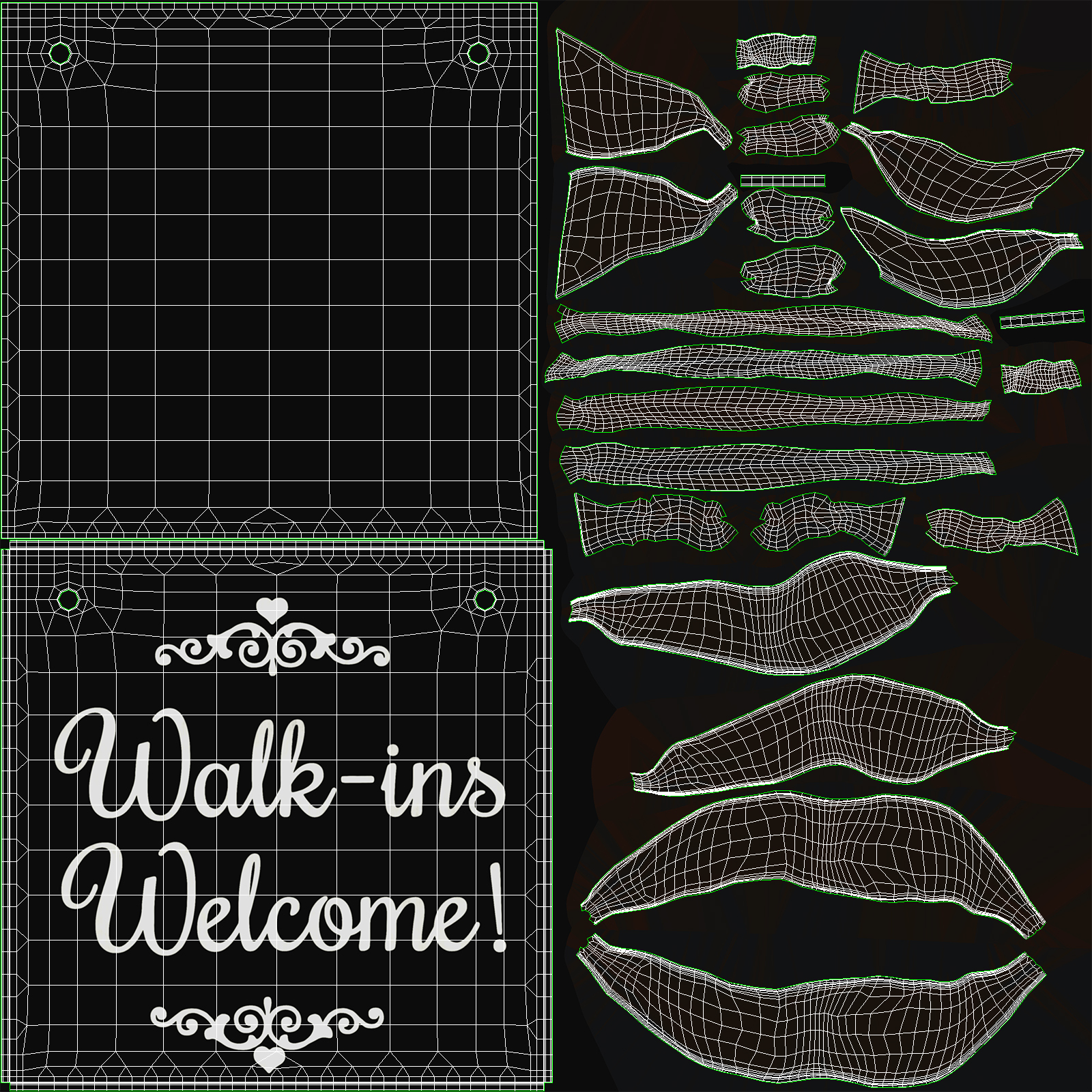 Welcome sign 03 3D model - TurboSquid 1232601