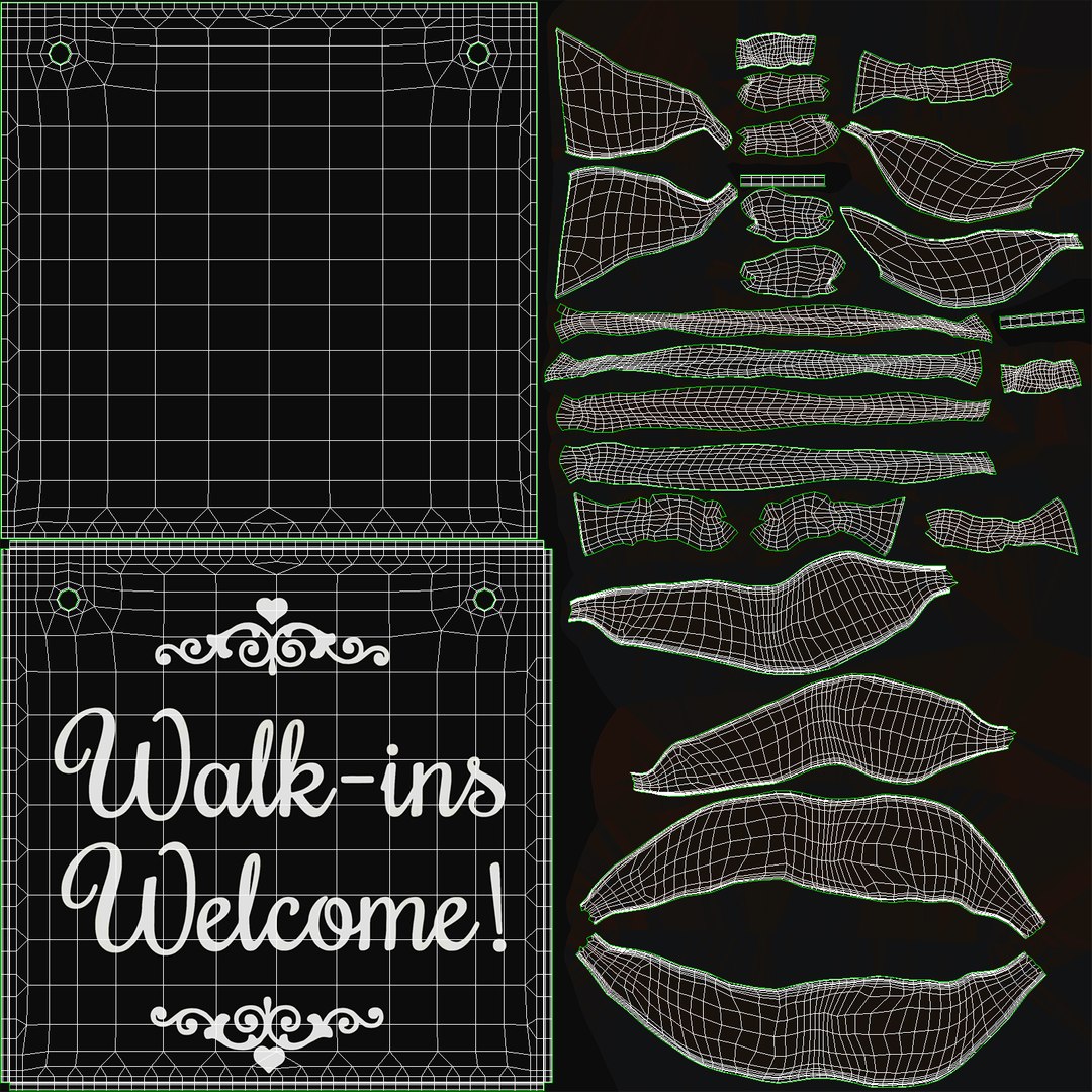 Welcome Sign 03 3D Model - TurboSquid 1232601