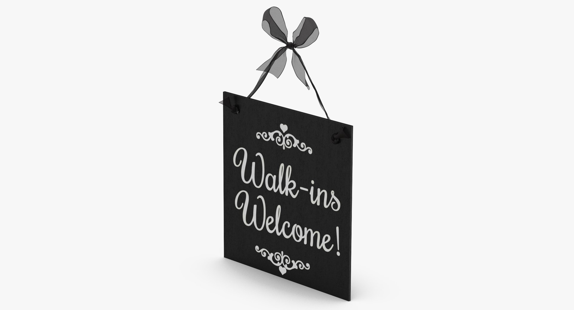 Welcome Sign 03 3D Model - TurboSquid 1232601