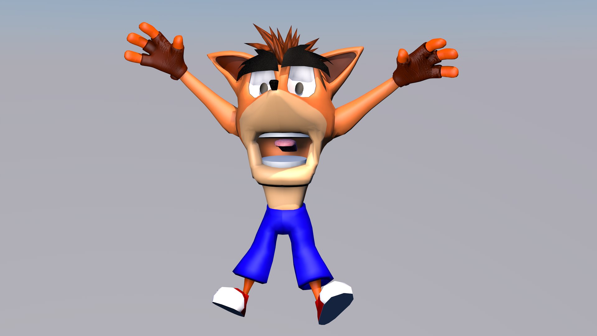 Crash Bandicoot Rigged - LANDED Style 3D Model - TurboSquid 2241484