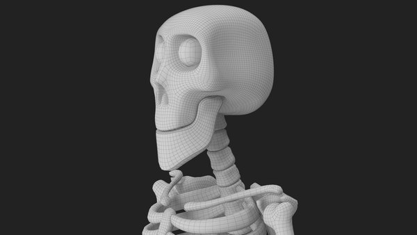 Cartoon Skeleton model - TurboSquid 1738879