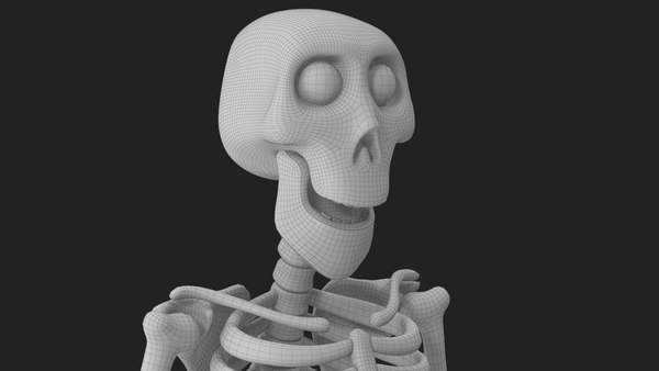 Cartoon Skeleton model - TurboSquid 1738879