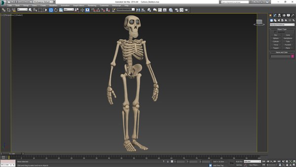Cartoon Skeleton model - TurboSquid 1738879