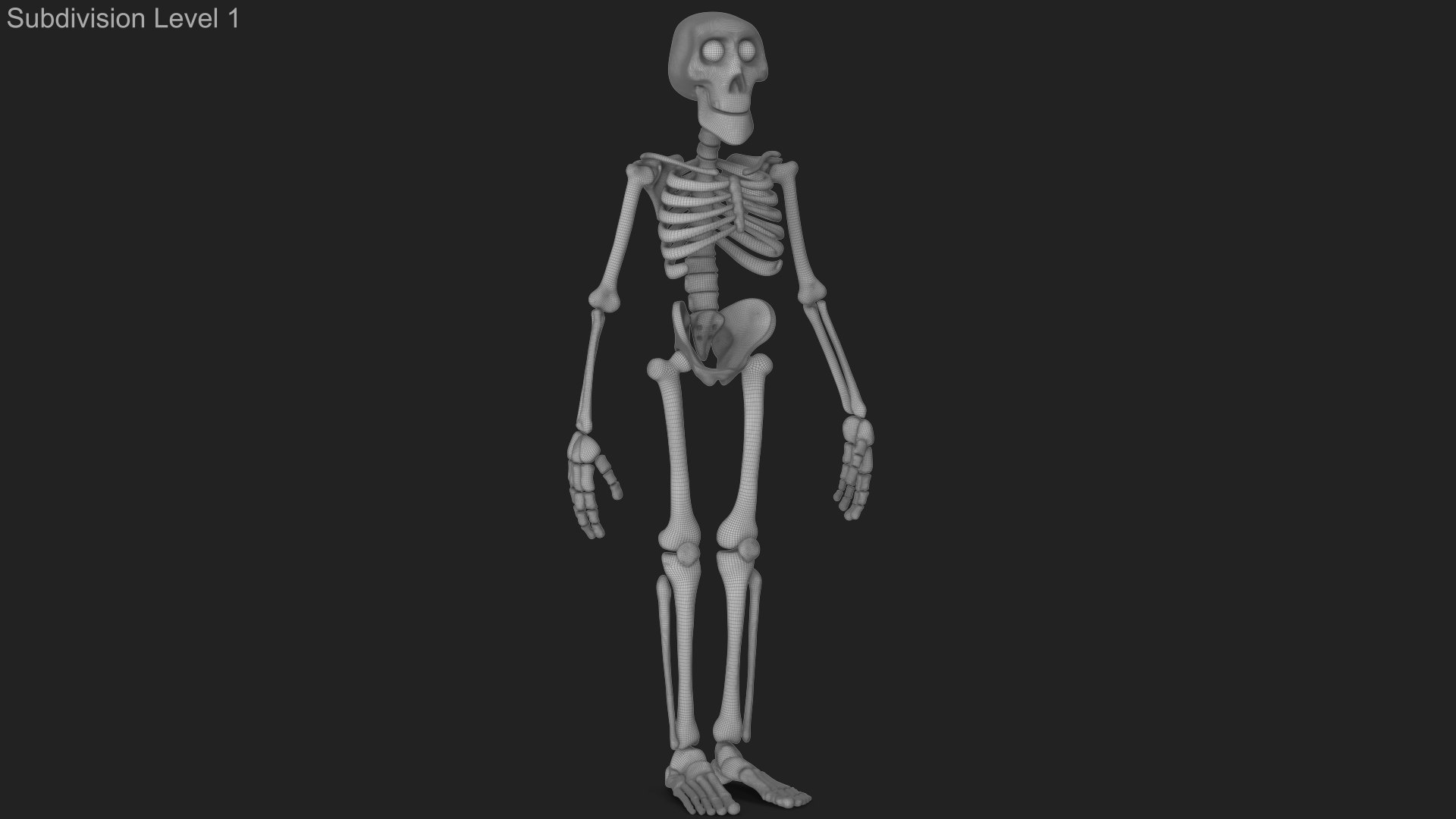 Cartoon Skeleton model - TurboSquid 1738879