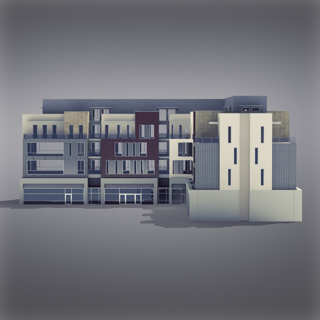 3d Modern Generic Building