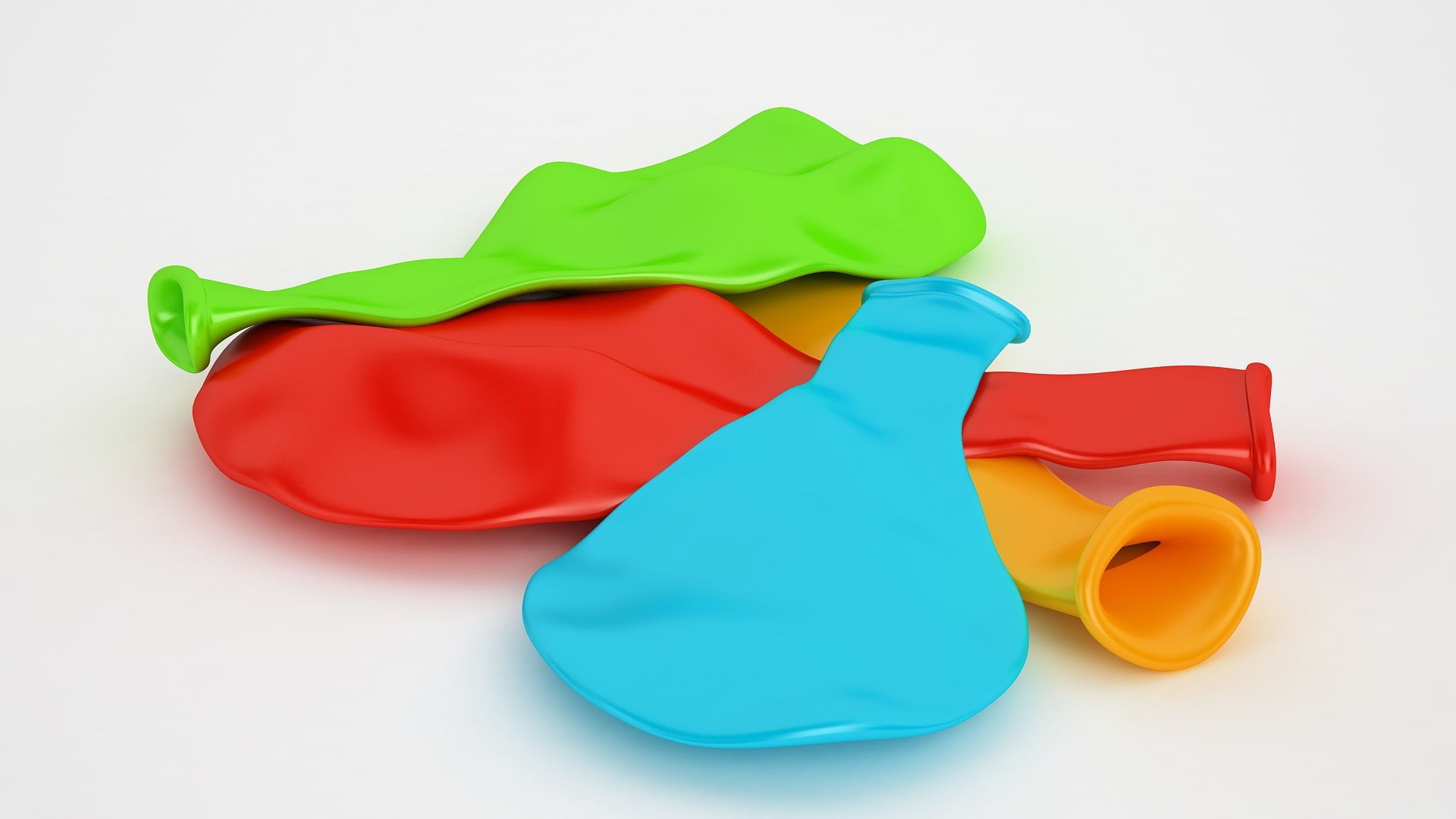 Flat Balloon Ball 3D - TurboSquid 1474218