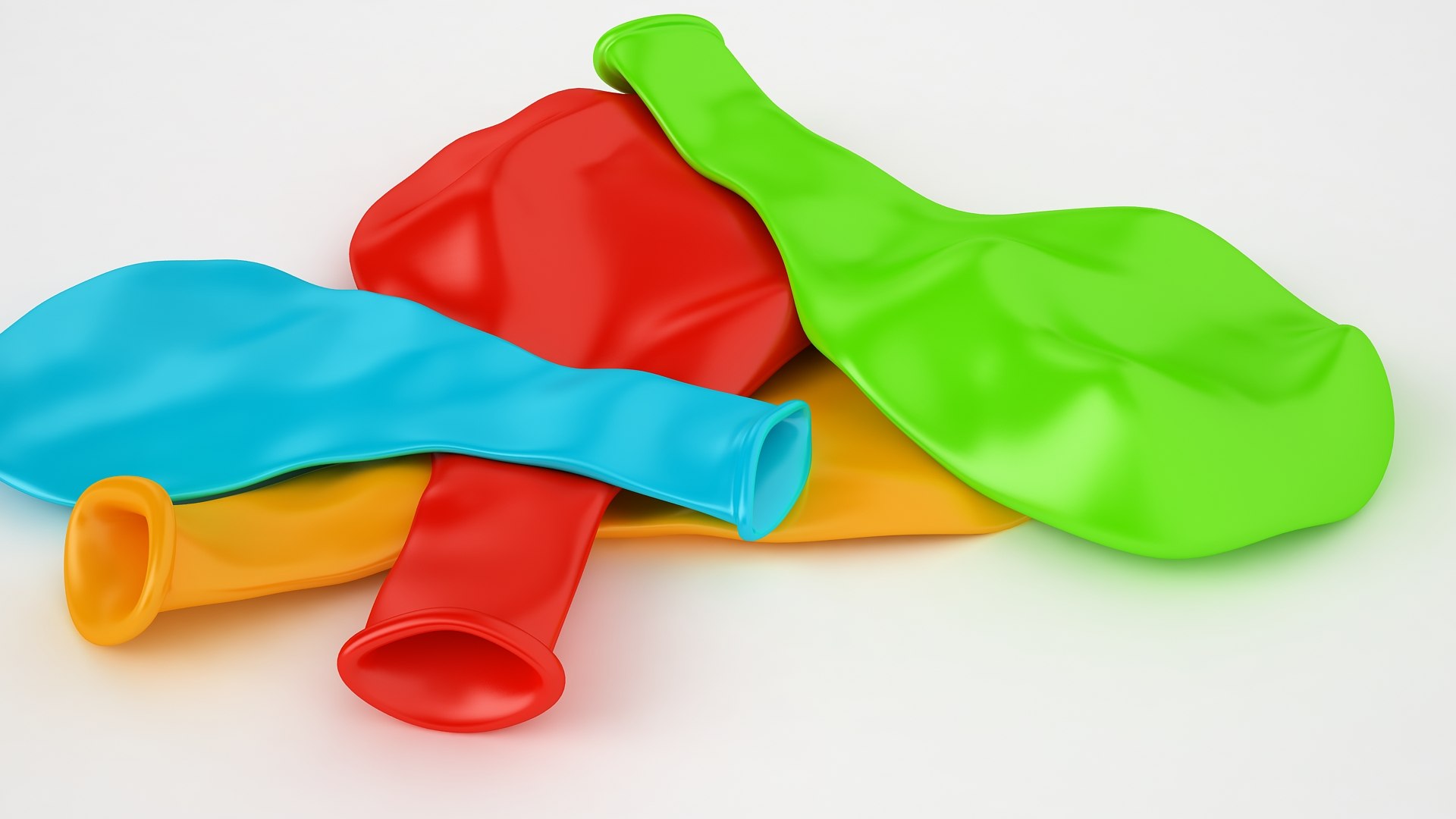 Flat Balloon Ball 3D - TurboSquid 1474218